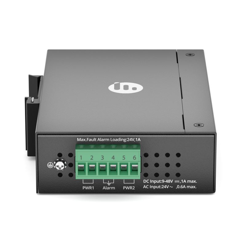 Industrial Managed 1x 10/100/1000Base-T RJ45 to 1x 100/1000/2500Base-X SFP Slot Gigabit Ethernet ...