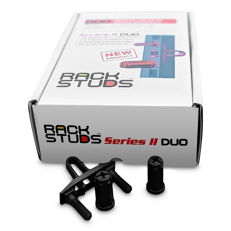 Rackstuds™ Series II DUO, 1RU Rack Screws for 19'' Racks with Square ...