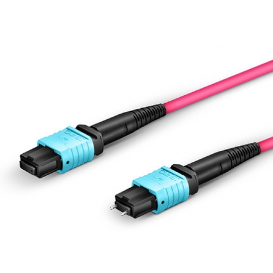 Personaliza cable breakout fibra óptica Senko MPO 12 fibras tipo B OM4 ...
