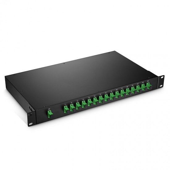 Customized 1xN, 2xN PLC Splitter, Rack Mount，LC/SC, Singlemode - FS.com