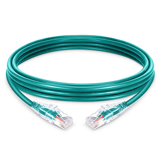 10ft Cat5e Snagless Unshielded Ethernet Patch Cable, Green - FS