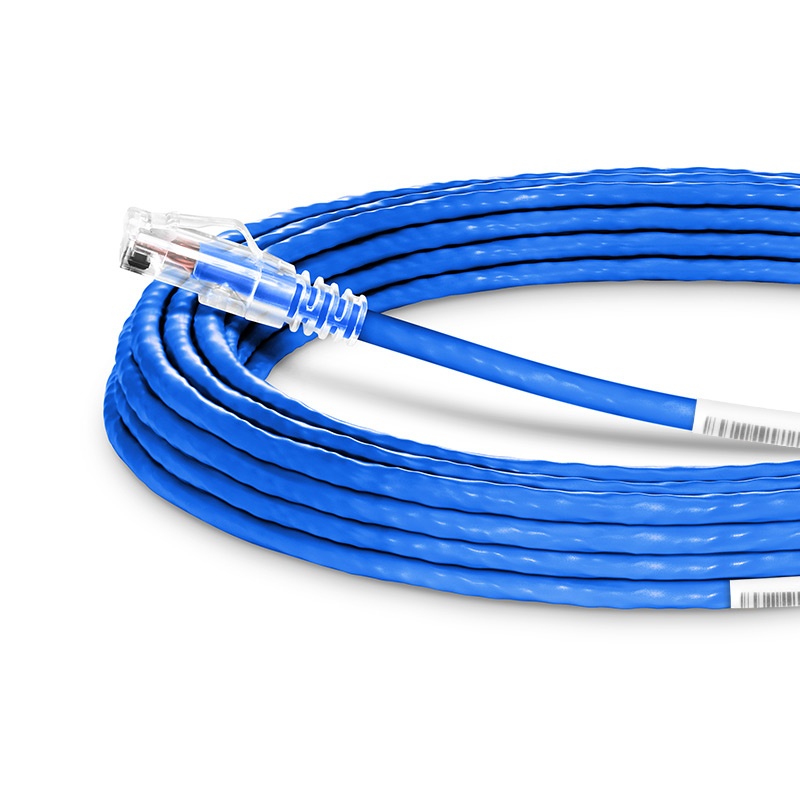 150ft (45.7m) Cat6a Snagless Unshielded (UTP) PVC CMP Ethernet Network Patch Cable, Blue - FS ...