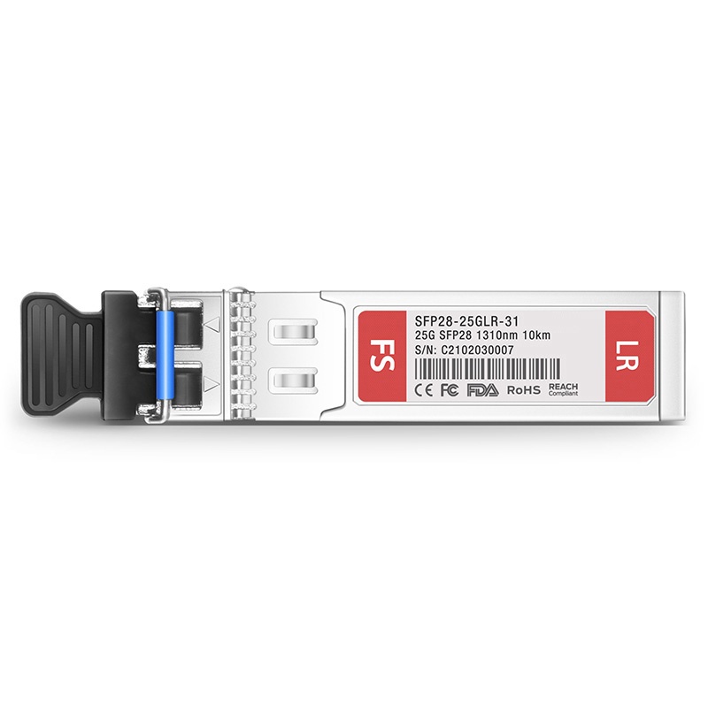Cisco SFP-25G-LR-S Compatible 25GBASE-LR SFP28 Transceiver Module - FS